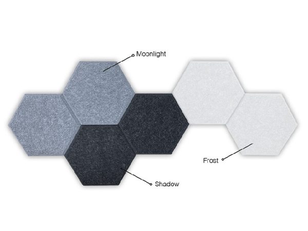 SANA Hexagon Acoustic Pinboard Tiles | Designer Allboards