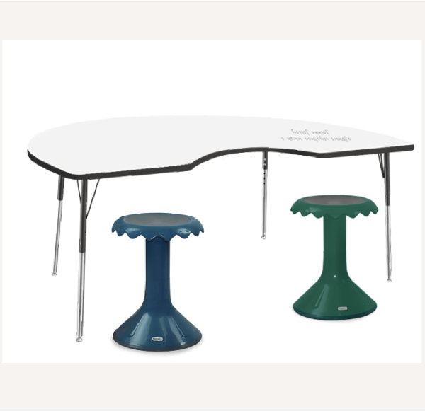 VISIONCHART Creative Kids Height Adjustable Jellybean Table ...