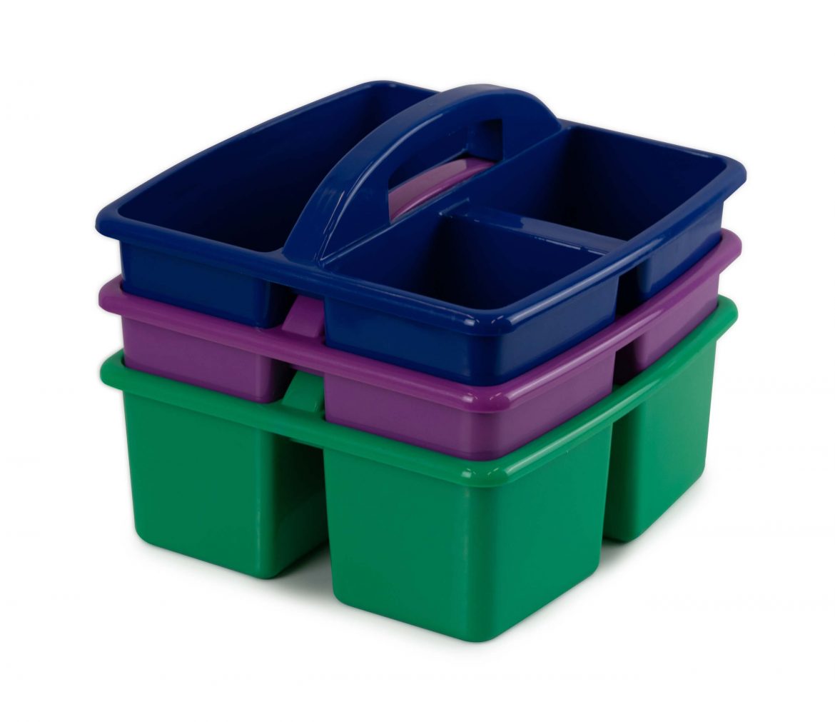 VISIONCHART Creative Kids Plastic Small Caddy - Available in 9 Colours ...