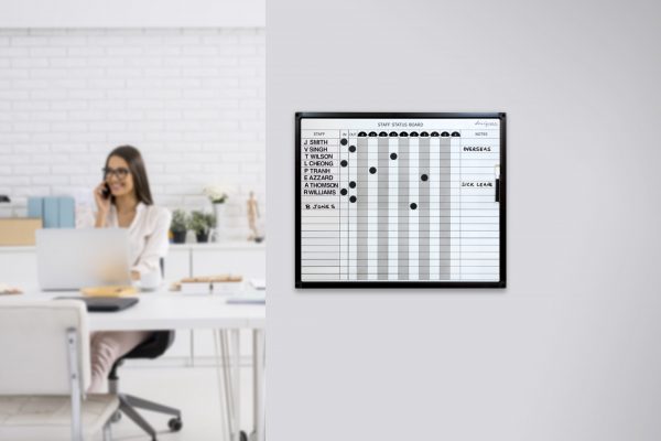 Staff Status Planner Board Whiteboards - Sydney Melbourne Brisbane ...