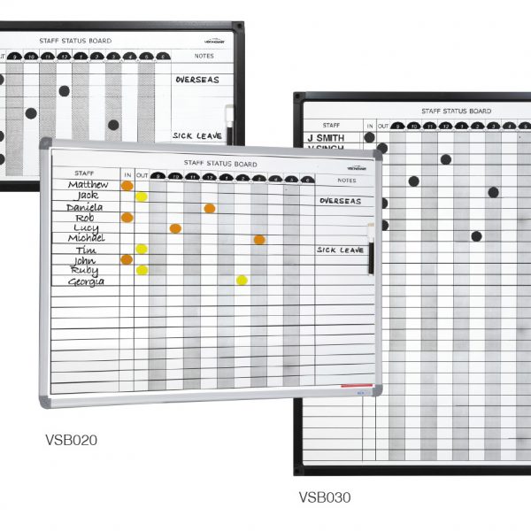 Staff Status Planner Board Whiteboards - Sydney Melbourne Brisbane ...